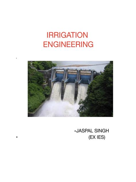 Irrigation Engineering Pdf Irrigation Environmental Engineering