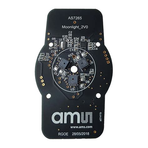 Ams As7265 Series Multispectral Chipset User Manual Pdf Download