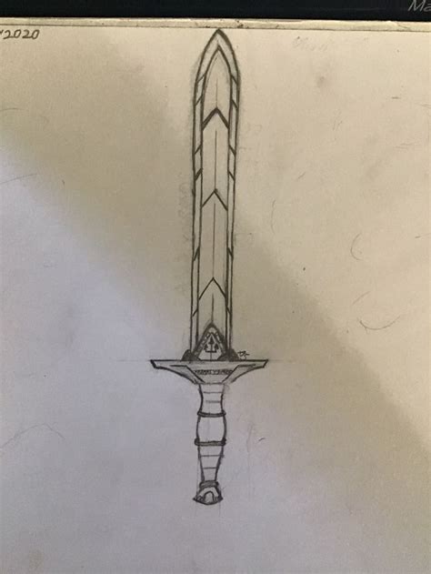 Percy Jackson Sword Drawing