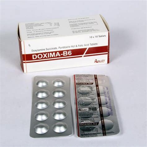 Doxylamine Succinate 10mg Pyridoxime 10mg Folic Acid 2 5mg At Rs 320