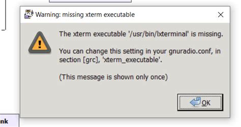 Xterm Is Missing R Gnuradio
