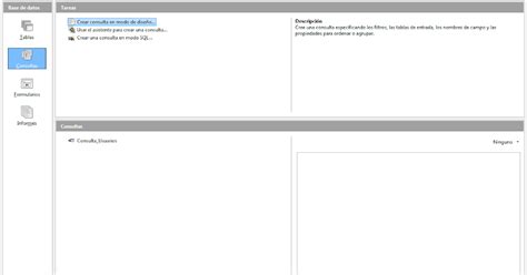 Libreoffice Base Crear Consulta En Modo Diseño Aplicaciones De Libre Uso