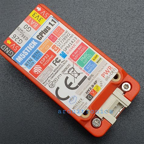 M5stack M5stickc Iot Watch Development Kit พร้อมสายนาฬิกาและฐานรอง M5 Watch Stickc Plus