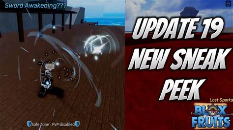 Blox Fruits New Sword Sneak Peek Update Youtube