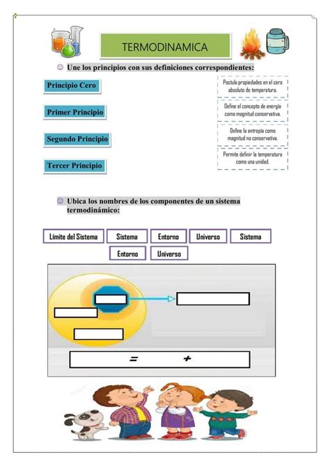 Termodinámica Interactive Worksheet Thermal Energy Worksheet Kinetic