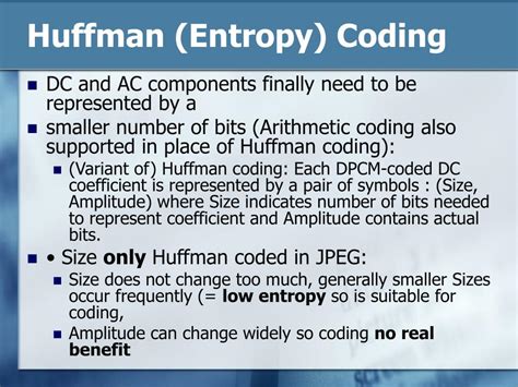 Ppt Understanding Jpeg Compression From Transformations To Encoding