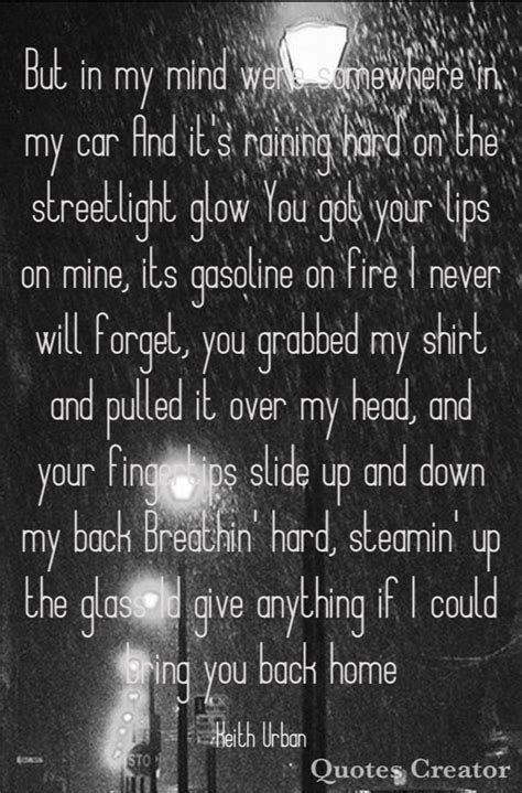 Somewhere In My Car Keith Urban Lyrics Memories Keith Urban