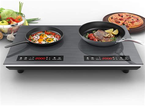Vbgk Double Induction Cooktop 4000w Portable Induction Cooktop With 2