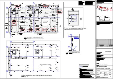 Architecture House Slab Detail Drawing In Autocad Dwg File