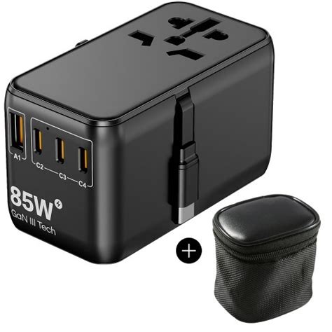 85w 해외 여행용 멀티어댑터 초고속 Pd충전 유럽 Usb C타입 호주어댑터 여행용콘센트 리버샵