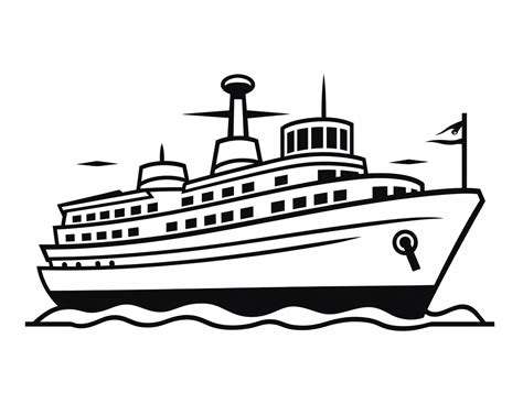 Boat Sketch Boat Drawing Boat Vector