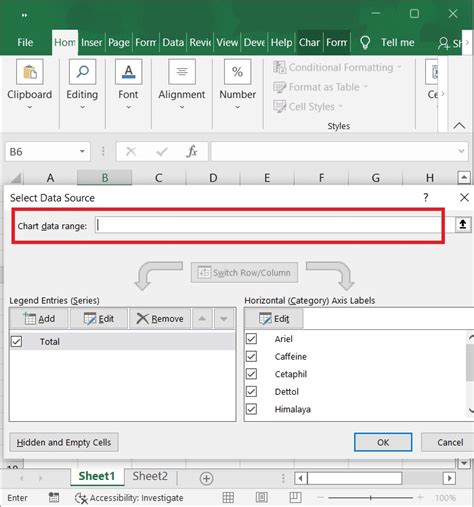 Excel 如何改变编辑pivot图表的数据源轴图例极客教程