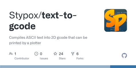 GitHub Stypox Text To Gcode Compiles ASCII Text Into 2D Gcode That
