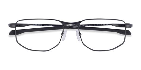 Oakley Addams Rectangle Satin Black Frame Eyeglasses Eyebuydirect