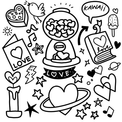 Love To Draw Cute Doodles 50 Easy Cute Things To Draw With Step By