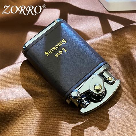 佐罗ZORRO摇臂煤油打火机复古机械老式砂轮防风情人节礼物送男友 虎窝淘