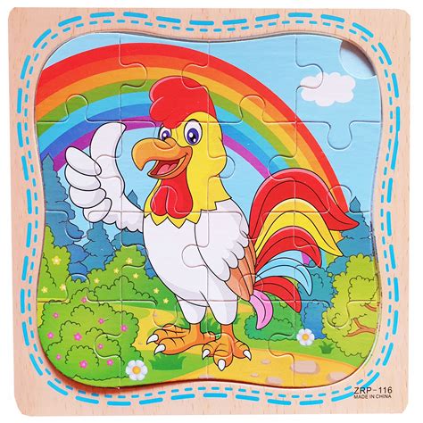 EDUKACYJNE PUZZLE DREWNIANE układanka DLA DZIECI 10220260404 Allegro pl