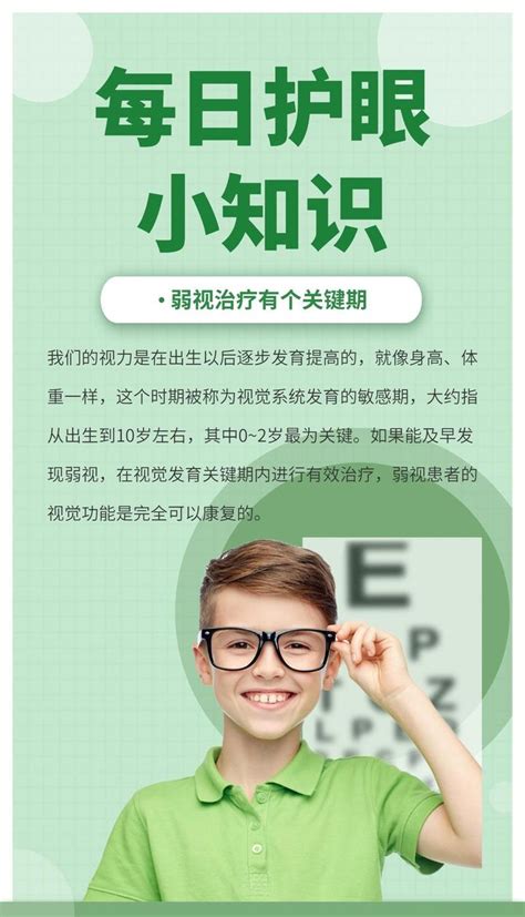 8月20日 星期五 每日护眼小知识 【弱视治疗有个关键期】 知乎
