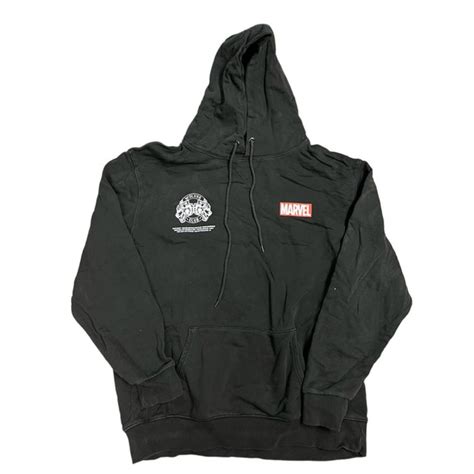 Darc Sport Shirts Darc Sport Mens X Marvel Wolverine Wolves Hoodie Sweatshirt Large Black