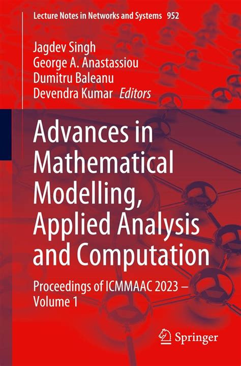 Advances In Mathematical Modelling Applied Analysis And Computation