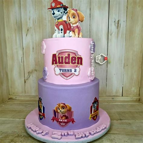 Paw Patrol 2 Tier Birthday Cake Baked By Nataleen