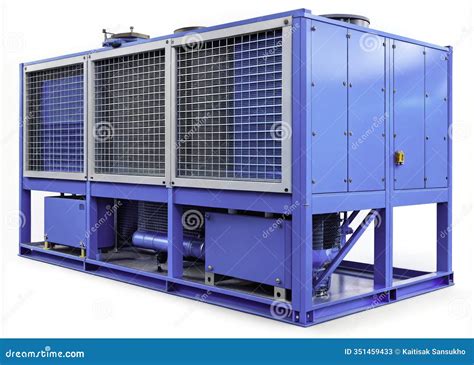 Stunning Air Chiller Illustration For Hvac System Design Website