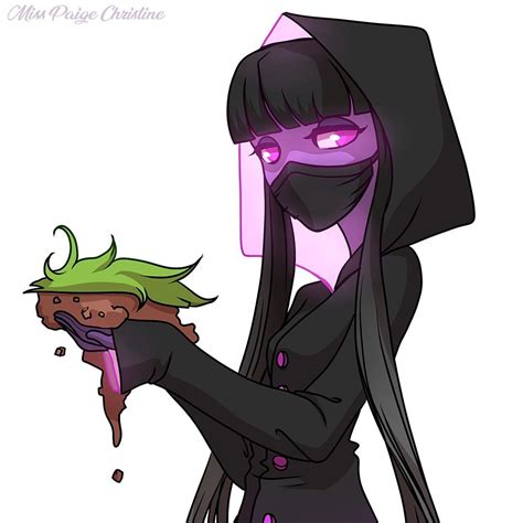 Minecraft Anime Enderman And Creeper