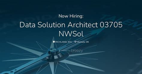 Data Solution Architect 03705 Nwsol At North Wind Group