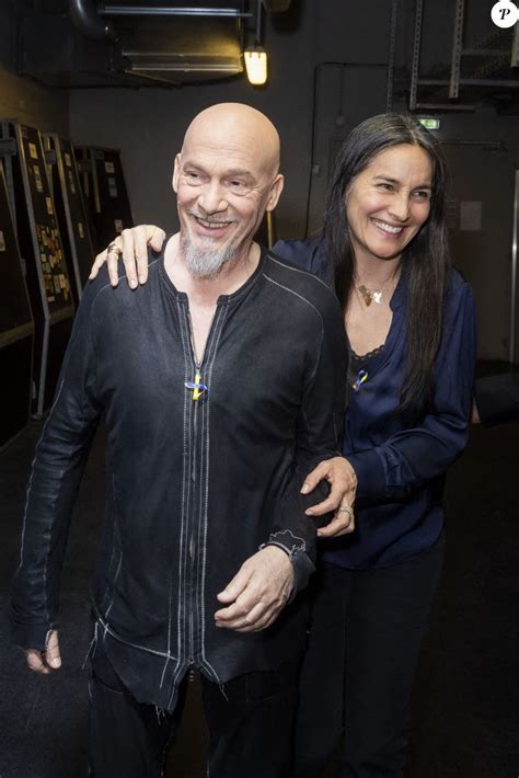 Exclusif Florent Pagny Et Sa Femme Azucena Backstage De Lémission