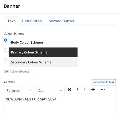 Banner Website Modules Documentation MotorDesk Help