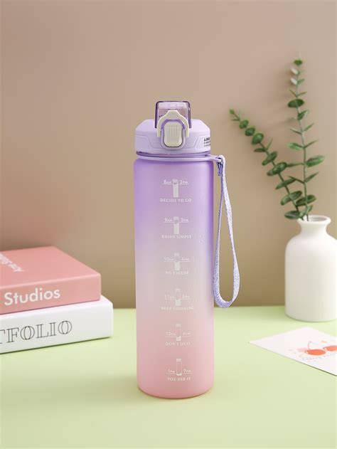 Gradient Water Bottle Trendy Water Bottles Purple Water Bottles