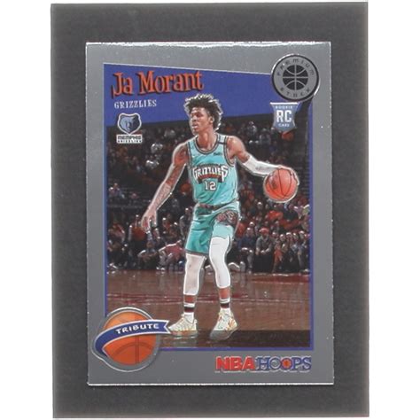 Ja Morant 2019 20 Hoops Premium Stock 297 RC Pristine Auction