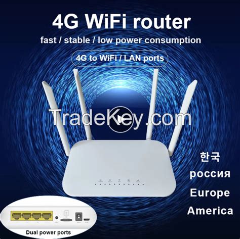 4G Router Wireless Lte Wifi Modem Sim Card Router MIFI Pocket Hotspot Built In Battery Portable