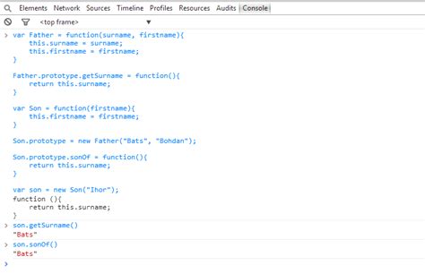 inheritance in javascript in code we trust