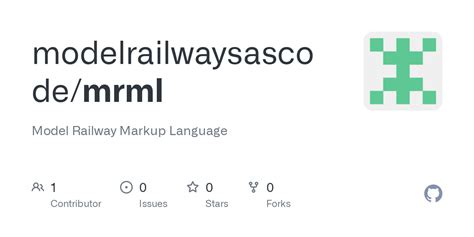 github modelrailwaysascode mrml model railway markup language