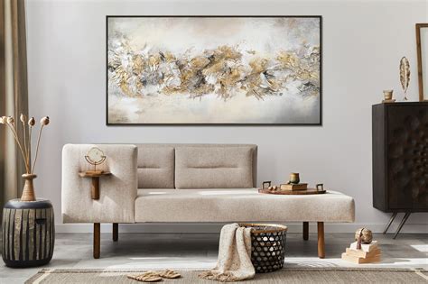 Абстрактна картина з фактурою на полотні “Щаслива лінія” Художня майстерня Ys Art