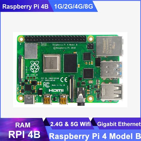 Original Raspberry Pi 4 Model B Board 2g 4g 8g Ram 24g And 5g Wifi