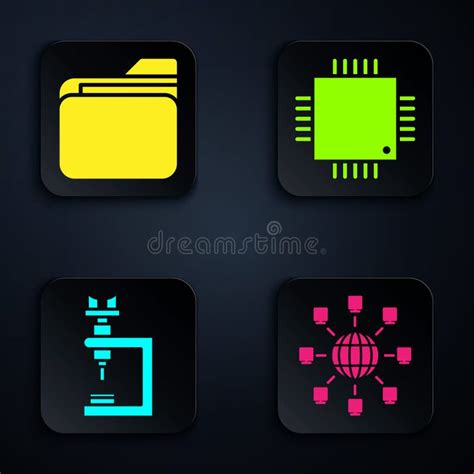 Cpu Chip Microscope Stock Illustrations 439 Cpu Chip Microscope Stock