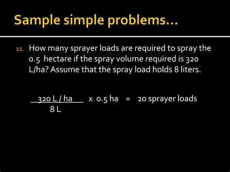 Pesticide Calculation Review 2013 Post Pptx