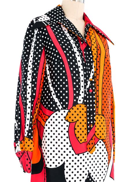 Lanvin Polka Dot Dress