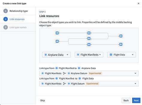 Object And Link Types • Link Types • Create A Link Type • Palantir