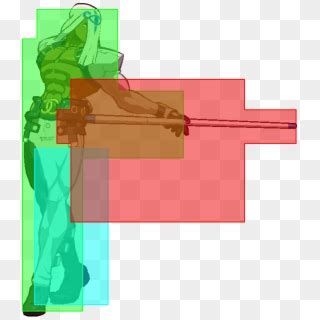 Ggxrd R2 Venom 5d Hitbox Assault Rifle Clipart 5417794 PikPng