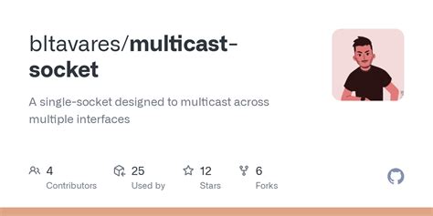 Github Bltavaresmulticast Socket A Single Socket Designed To