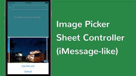 Code Hangout 16 Image Picker Sheet Controller Like IMessage YouTube