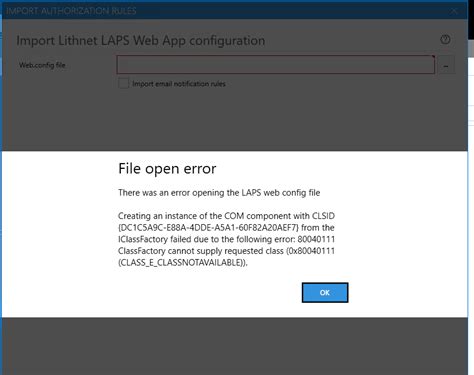 Cannot Import Web Config On Server Core Issue Lithnet Access