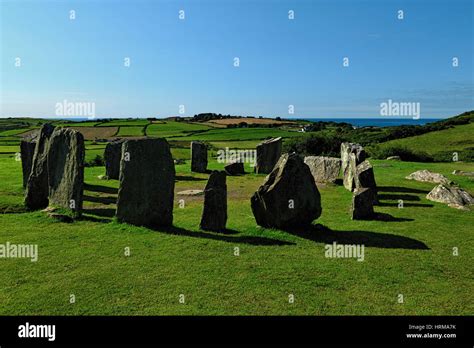Mysterious And Fascinating Drombeg Stone Circle In The County Cork Ireland Stock Photo Alamy