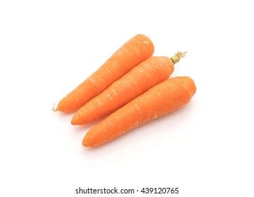 Baby Carrots On White Background Stock Photo Shutterstock