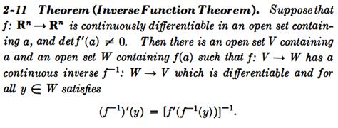 Real Analysis The Inverse Function Theorem Proof Mathematics
