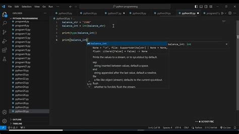 Python Program To Parse A String To A Float Or Int Youtube