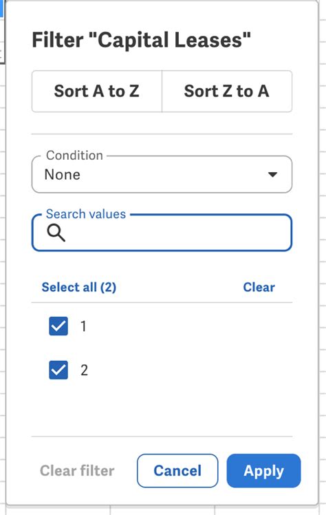 Sort And Filter Spreadsheets Supportcenter